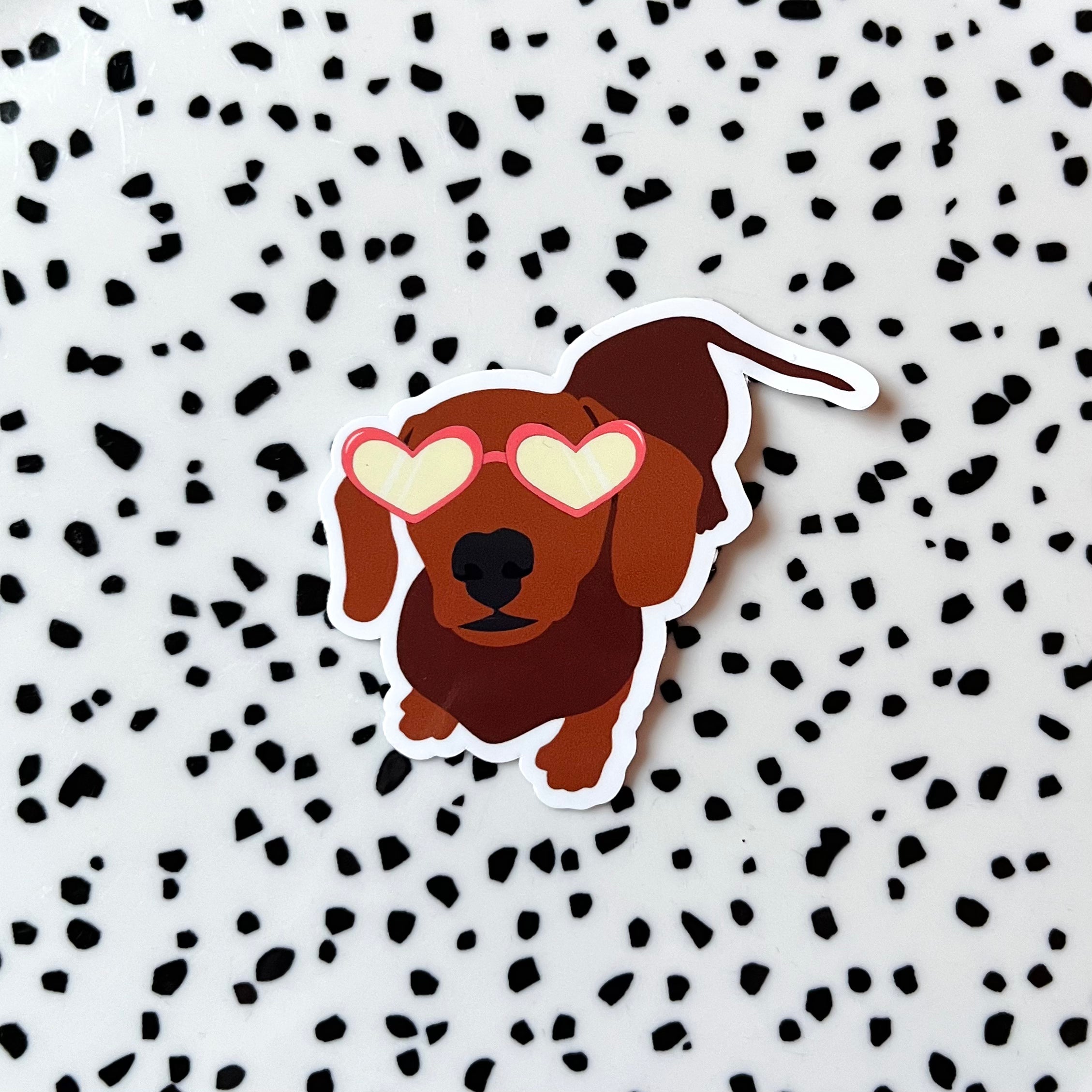 Teckel ★ sticker – Plakmoppie
